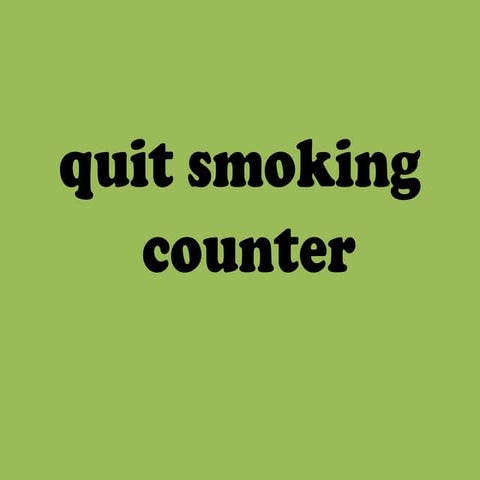 Quit smoking day 5 | PPT