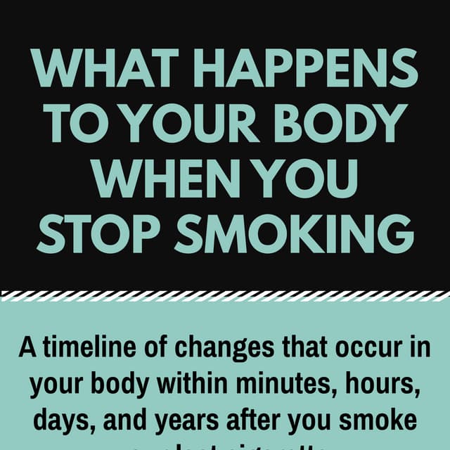 Your Body After You Quit Smoking With Infographic What Happens To Your