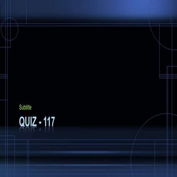 G,k, quiz 2017 A | PPTX