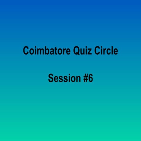 Quiz | PPT