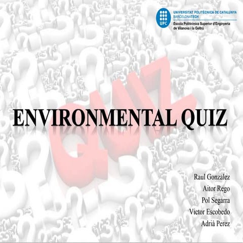 Environmental Quiz | PPT