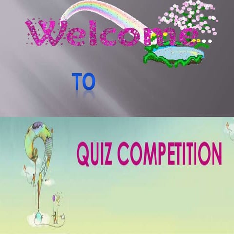 QUIZ COMPETITION FOR PRIMARY STUDENTS | PPTX