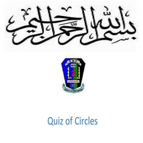 Quiz of circles | PPT