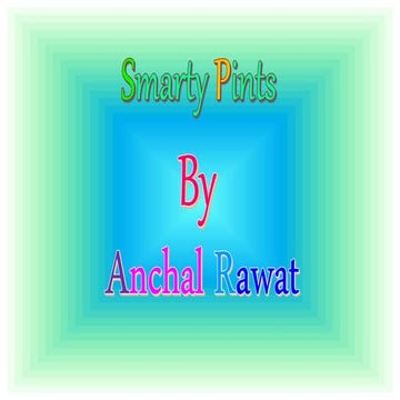 Quiz(Smarty Pints) by Anchal Rawat | PPT