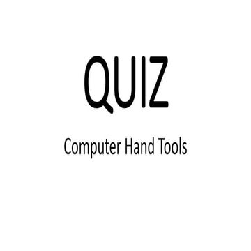 Parts of a Claw Hammer, Hand Saw.pptx