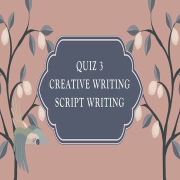 QUIZ-3-SCRIPT-WRITING.pdf SY 2024-2025 LINHS | PDF
