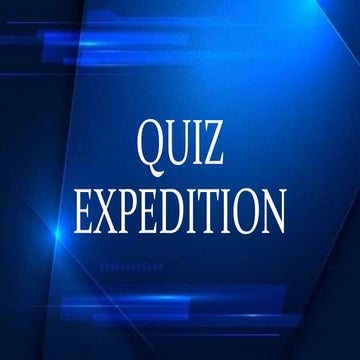 Quiz Expedition Game Coding C Language Pptx