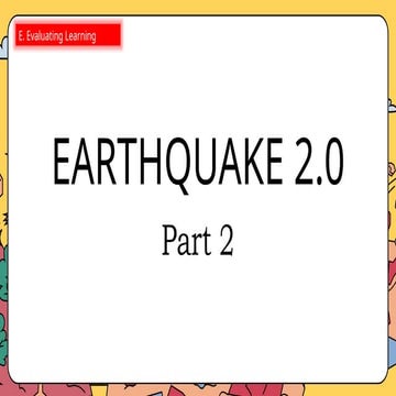 Multiple choice and True or false quiz in Earthquake | PPTX