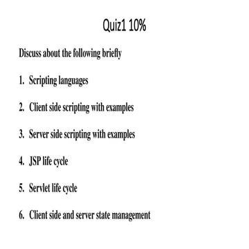 Advanced web programming course material | PPT