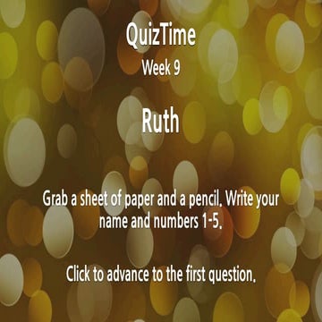 Quiz 10 | PPT