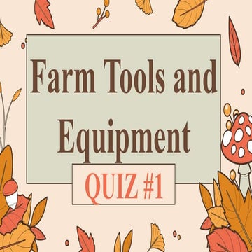 Quiz 3 TLE. Agricultural Crop Production | PPTX