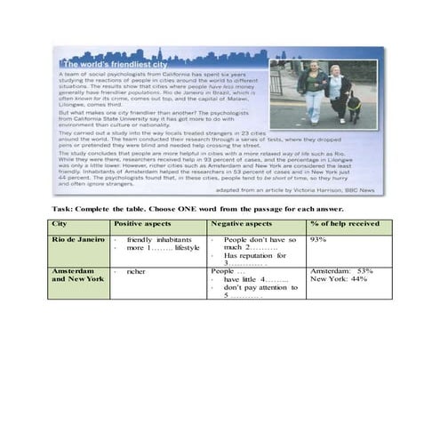 Quiz 2 reading table completion | PDF