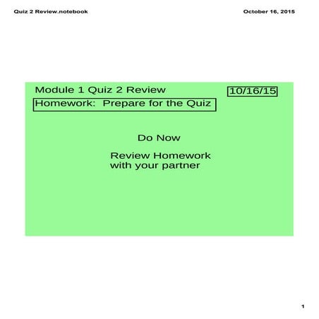 Module 7.3 lesson 19 | PDF