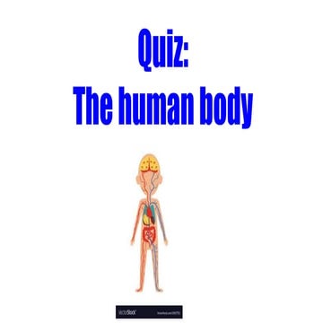Quiz about the human body | PPTX