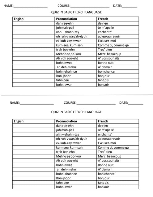 Long quiz in english | DOCX