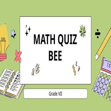 QuizBee-Math7.pptx mathematics all about | PPT