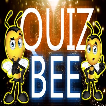 QUIZ BEE GAMIFIED POWERPOINT FREE TEMPLATE.pptx