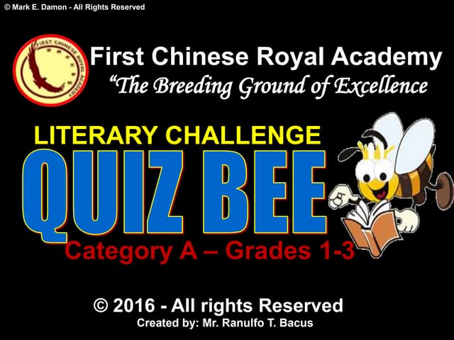 Spelling bee (SPELLING CONTEST) | PPTX