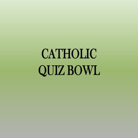 Quiz bowl questions round 7 & 8 | PPTX
