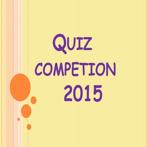 Quiz competion gk | PPTX | Technology Industry | Industries