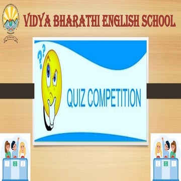 Quiz Competition for School related to GK | PPSX