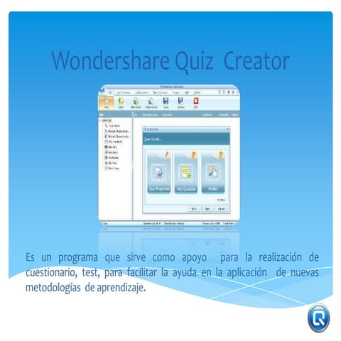 Tutorial wondershare quiz creator | PDF