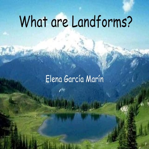 Quiz about landforms | PPT