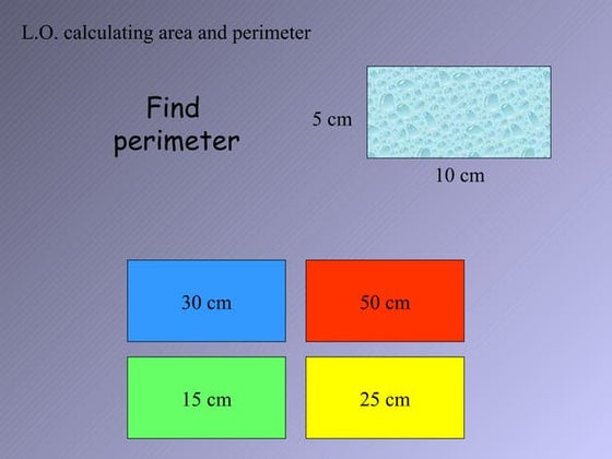 Area & perimeter i | PDF