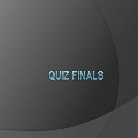 Loyola quiz club quiz 1 | PPTX