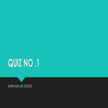 Quiz for Lesson 1 - Characteristics and Subsystems of the Earth.pptx