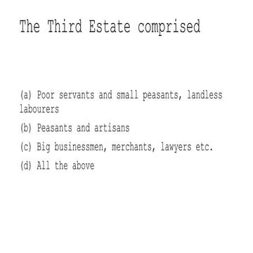 Quiz_FRENCH REVOLUTION_POWERPOINT PRESENTATION | PPT