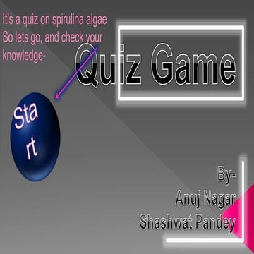 Quiz game | PPT