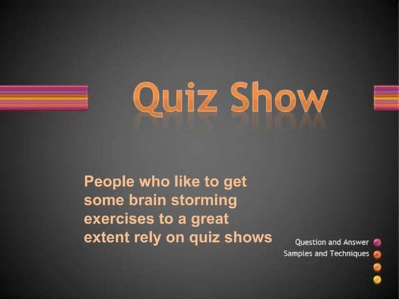 List of Famous Quizmasters in India | PDF