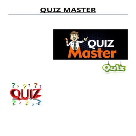 QUIZ MASTER.docxhgbnhghjdkdjdjdkdkdjdjdj | DOCX