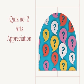 QUIZ NO. 2 art appreciation w/ answer.pptx