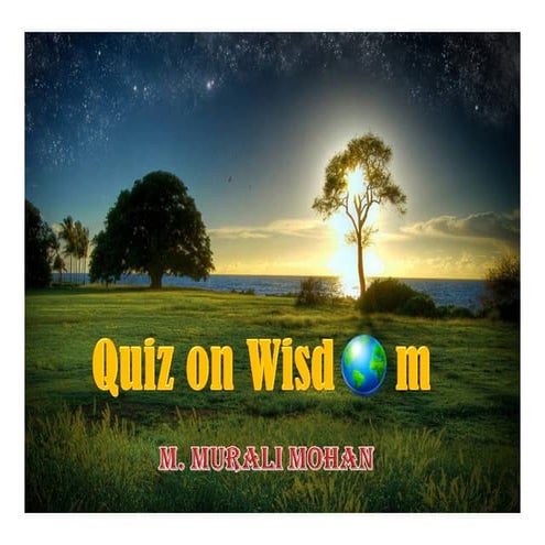 Quiz on wisdom | PPT
