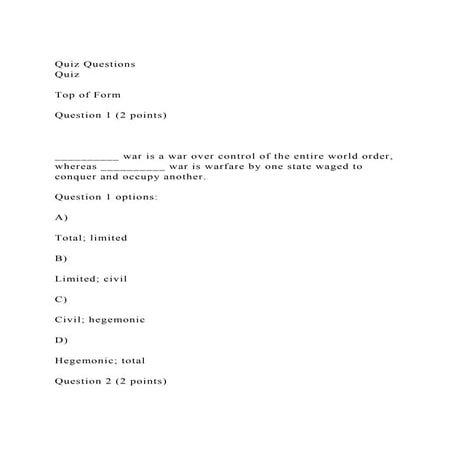 Quiz QuestionsQuizTop of FormQuestion 1 (2 points).docx