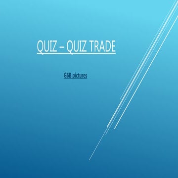 Quiz – quiz trade activity pictures | PPTX