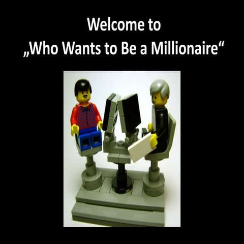 "Who Wants to Be a Millionaire"-style quiz | PPTX