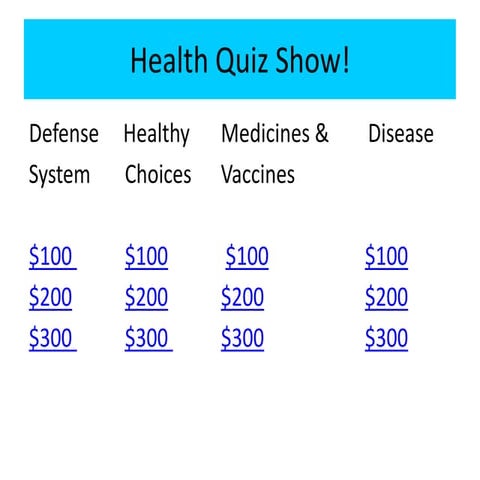 Quiz Show | PPTX