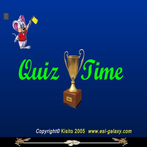 Quiz time in English | PPT