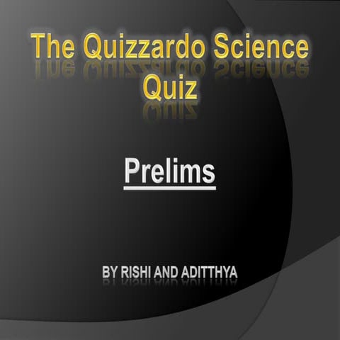 Science quiz – visual round | PPTX