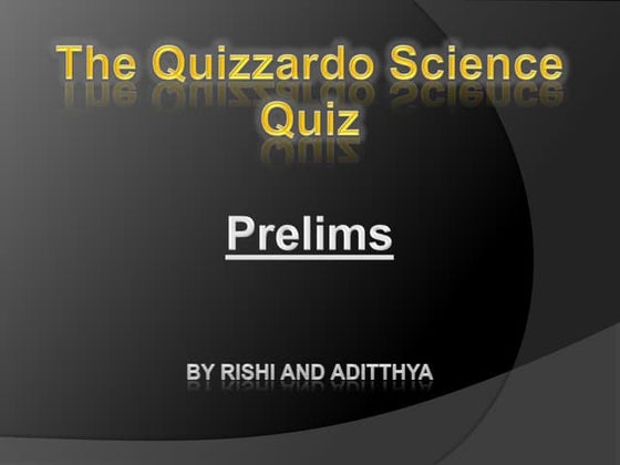 Science quiz – visual round | PPTX | Geology | Science