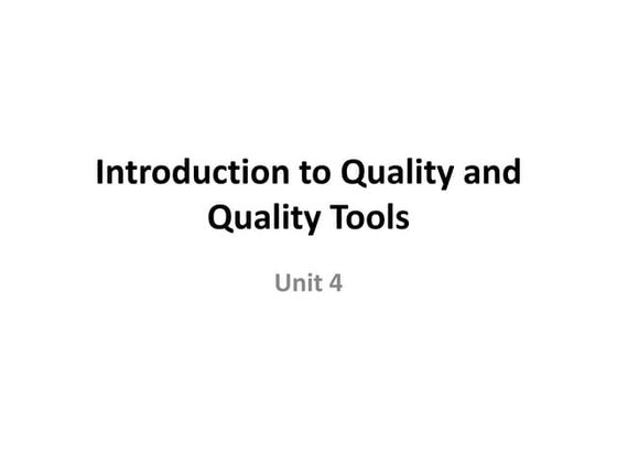 7 tools of quality | PPTX | Science