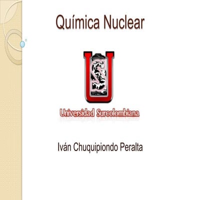 Química nuclear | PPTX