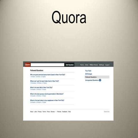 Quora | PDF