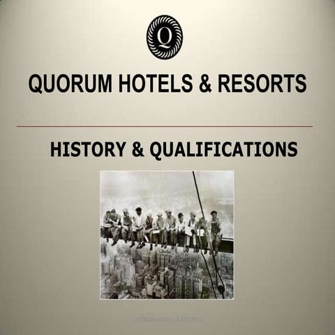 Quorum Presentation 2011 | PPTX