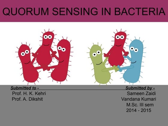 Quorum Sensing | PPTX