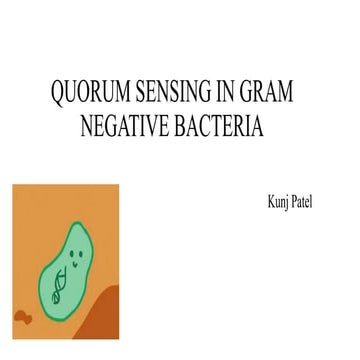 Quorum sensing in gram negative bacteria .pptx