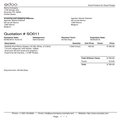 Quotation order | PDF